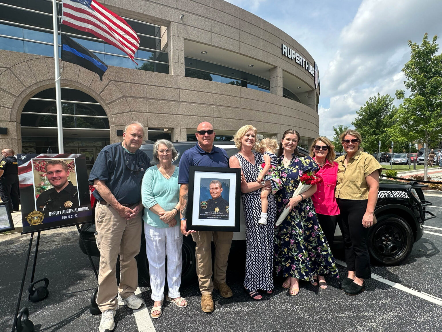 Fallen Spartanburg County Deputy Austin Aldridge Honored with Portrait ...